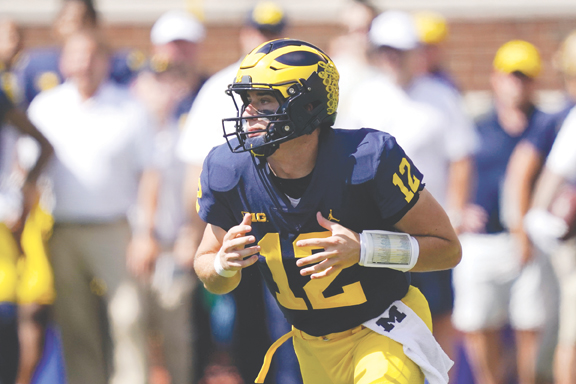 Quarterback Cade McNamara unhappy despite Michigan Wolverines’ big 51-7 ...